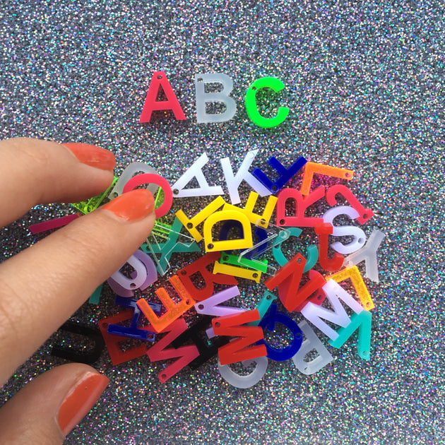 Alphabet Letters - WHOLE ALPHABET / 50 letters, 13mm | CraftsVJ