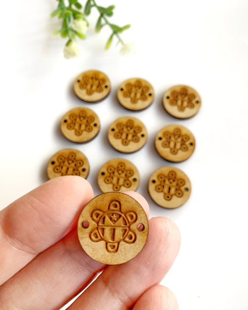 Círculos conectores sol taíno con bandera de Puerto Rico grabado MDF ...